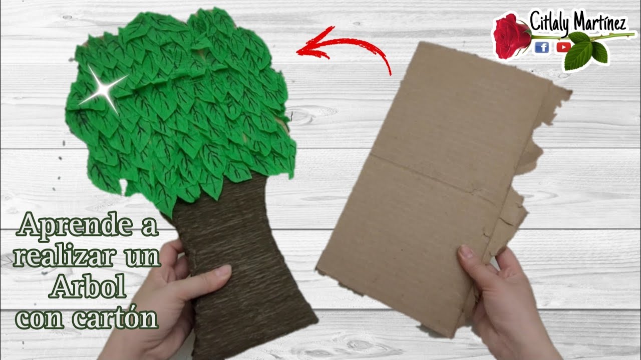 1 metro de creatividad: descubre cómo hacer un árbol de cartón paso a paso