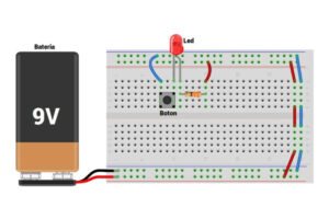 Conecta un LED fácilmente en un protoboard: todos los pasos que ...